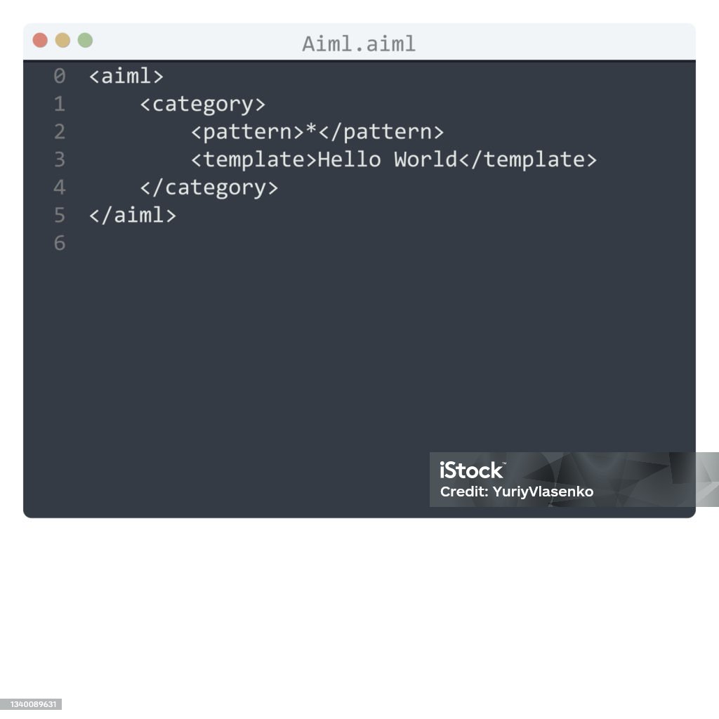 Contoh Program Aiml Language Hello World Dalam Ilustrasi Jendela Editor ... Contoh Program Aiml Language Hello World Dalam Ilustrasi Jendela Editor ...