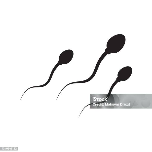 Icône De Spermatozoïde Isolée Sur Fond Blanc Vecteurs Libres De Droits
