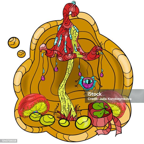 Komposisi Jamur Dan Labalaba Yang Luar Biasa Ilustrasi Stok - Unduh ... Komposisi Jamur Dan Labalaba Yang Luar Biasa Ilustrasi Stok - Unduh ...