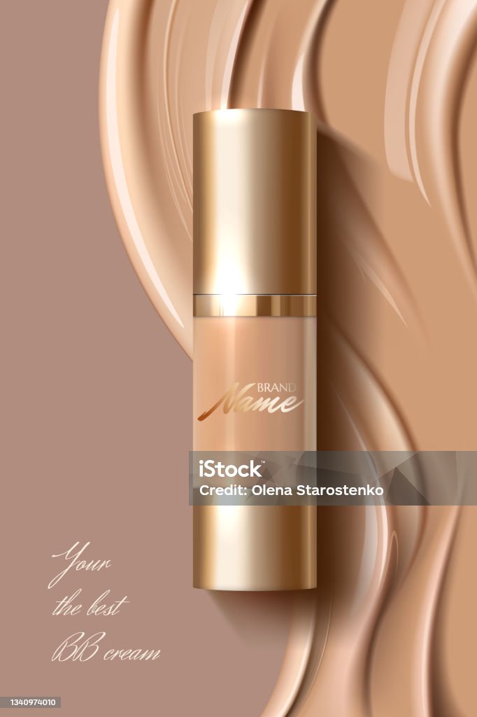 Poster Iklan Untuk Produk Kosmetik Untuk Katalog Majalah Desain Paket