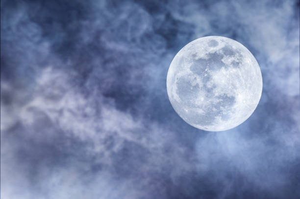 Free Stock Photo of Luminous full moon with halo effect | Download Free ...