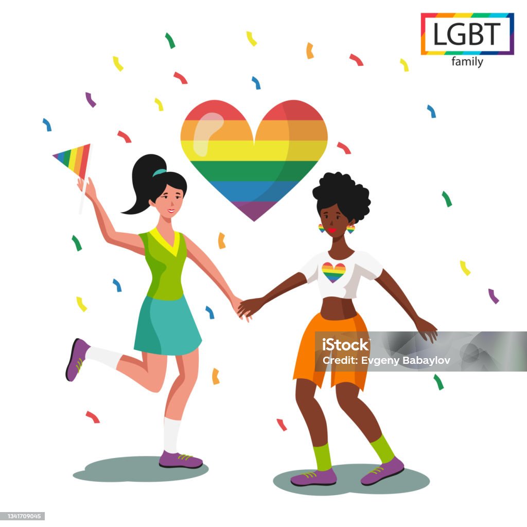 Keluarga Lgbt Dua Gadis Menari Menyenangkan Vector Ilustrasi Stok ... Keluarga Lgbt Dua Gadis Menari Menyenangkan Vector Ilustrasi Stok ...