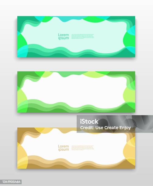 Set Of Vector Flyer Templates Futuristic Background With Copy Space For