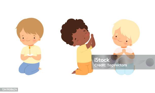 Anak Kecil Berlutut Dan Berdoa Dengan Tangan Terlipat Ilustrasi Stok ... Anak Kecil Berlutut Dan Berdoa Dengan Tangan Terlipat Ilustrasi Stok ...