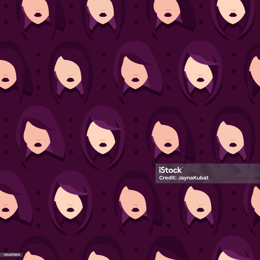 Women With Various Hairstyles Stock Illustration Download Image Now