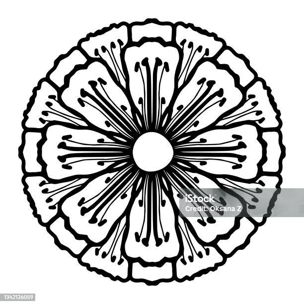Ilustración de Signo De La Flor Del Alma Del Mandala y más Vectores ... Ilustración de Signo De La Flor Del Alma Del Mandala y más Vectores ...