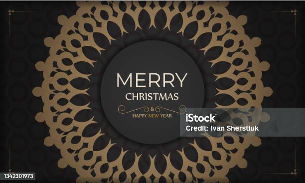 Template Brosur Ucapan Selamat Natal Dan Selamat Tahun Baru Dalam Warna