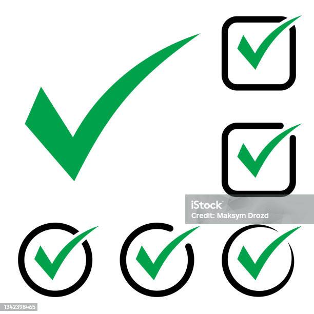 Green Tick Icon Vector Symbol Checkmark Isolated On White Background ... Green Tick Icon Vector Symbol Checkmark Isolated On White Background ...