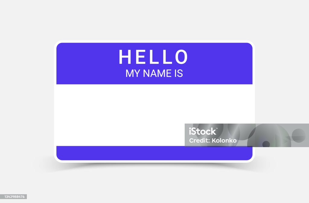 Nama Tag Halo Lencana Stiker Label Nametag Saya Vektor Halo Pengenalan ... Nama Tag Halo Lencana Stiker Label Nametag Saya Vektor Halo Pengenalan ...