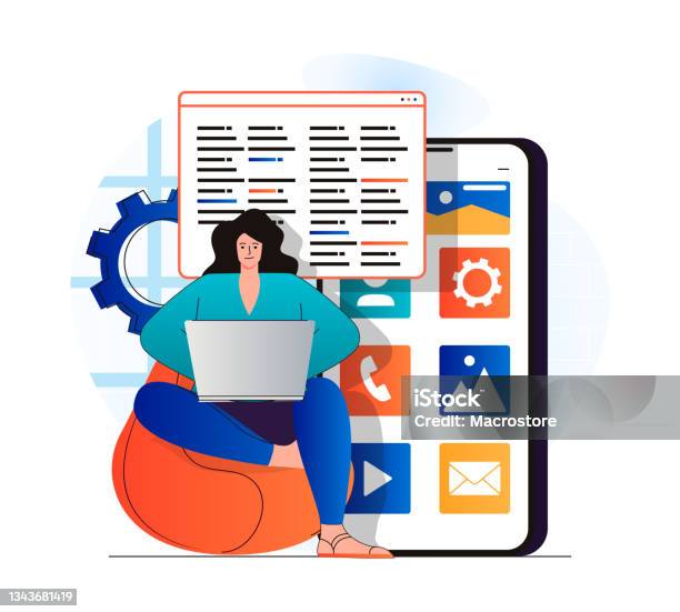Konsep Pengembangan Aplikasi Dalam Desain Datar Modern Pengembang
