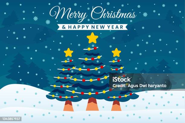 Ucapan Selamat Natal Dan Selamat Tahun Baru Spanduk Desain Template