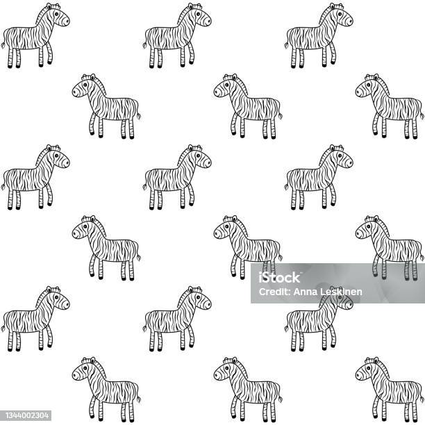 Pola Mulus Dekoratif Dengan Zebra Bergaya Kartun Anakanak Zebra Lucu ... Pola Mulus Dekoratif Dengan Zebra Bergaya Kartun Anakanak Zebra Lucu ...