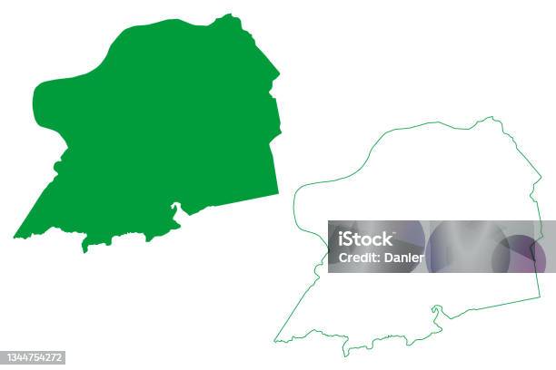 Municipalité De Sao Jose Da Laje Illustration Vectorielle De Carte