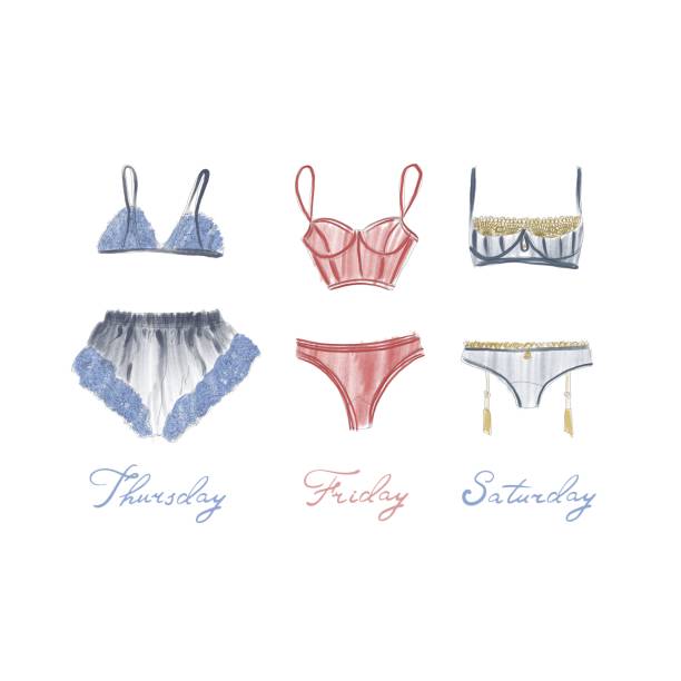 130 Panty Design Background Stock Illustrations Royalty Free Vector