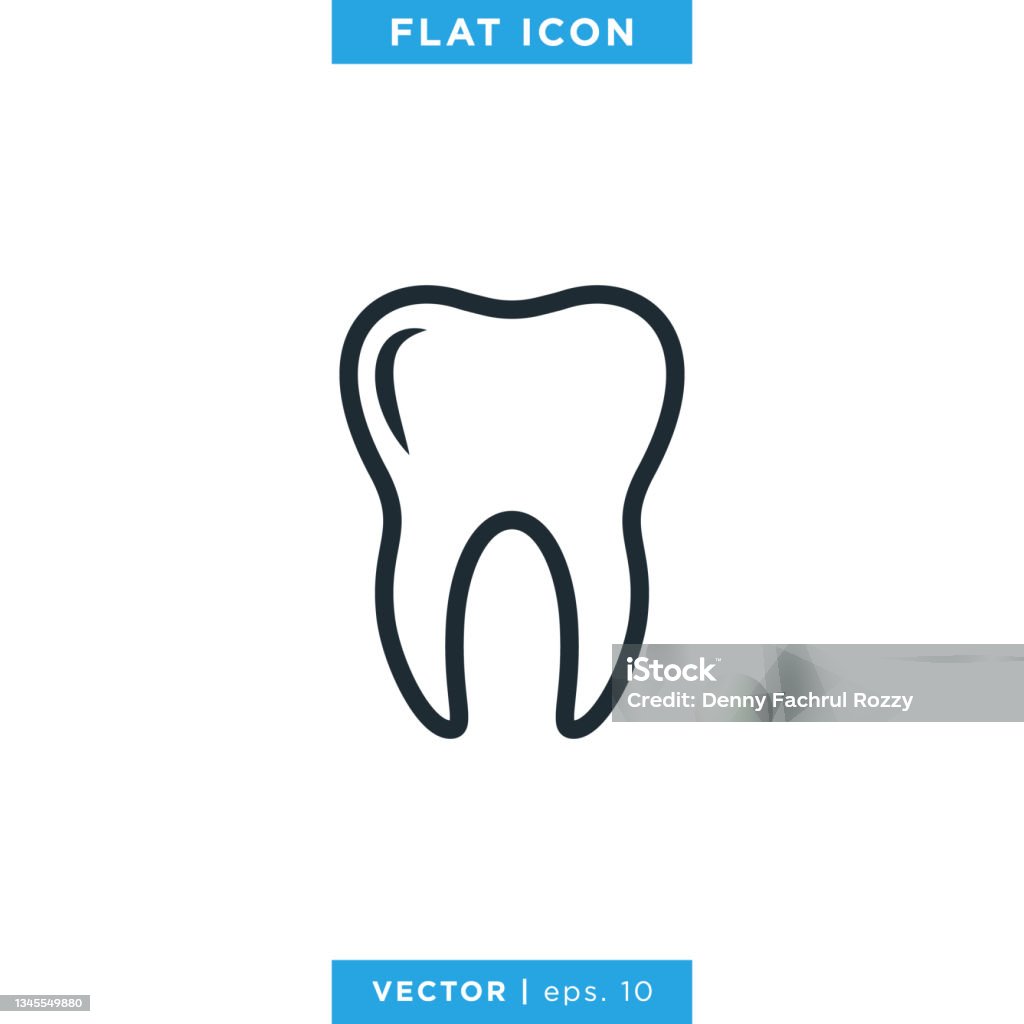 Ikon Gigi Vektor Stok Ilustrasi Desain Template Ilustrasi Stok Unduh
