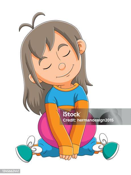 Gadis Kecil Itu Tidur Dalam Posisi Duduk Ilustrasi Stok - Unduh Gambar ... Gadis Kecil Itu Tidur Dalam Posisi Duduk Ilustrasi Stok - Unduh Gambar ...