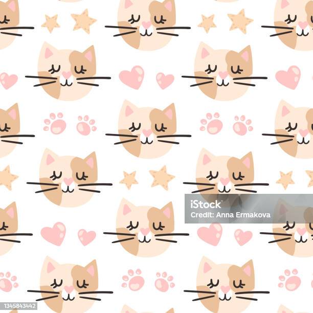 Pola Mulus Vektor Lucu Dengan Kucing Kartun Ilustrasi Stok - Unduh ... Pola Mulus Vektor Lucu Dengan Kucing Kartun Ilustrasi Stok - Unduh ...