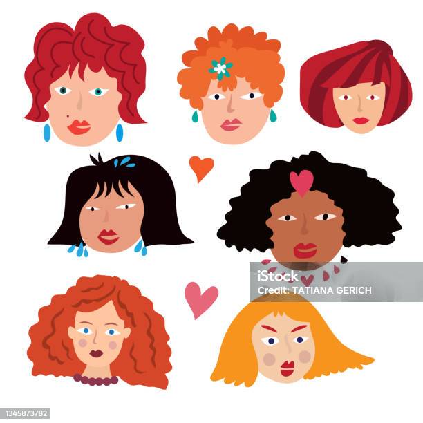 Koleksi Avatar Wanita Dan Gadis Lucu Karakter Seni Yang Digambar Tangan ... Koleksi Avatar Wanita Dan Gadis Lucu Karakter Seni Yang Digambar Tangan ...