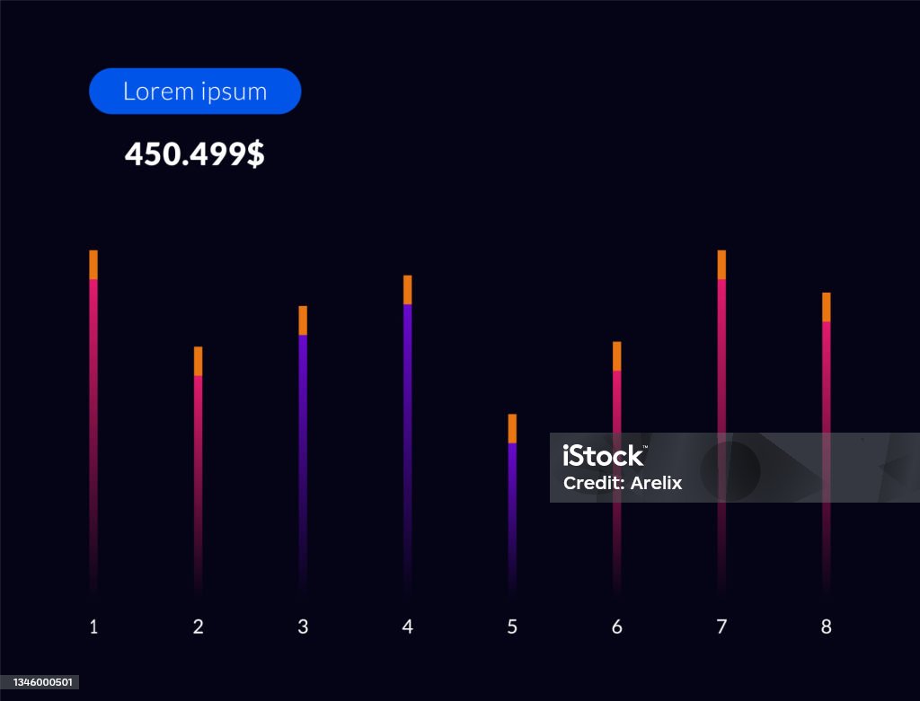 Infographie De Tableau De Bord Moderne Graphique À Secteurs De