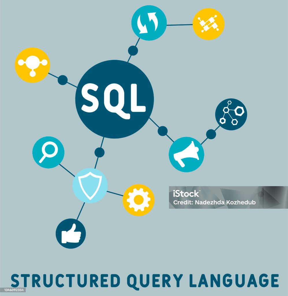 Sql Structured Query Language Acronym Stock Illustration - Download ... Sql Structured Query Language Acronym Stock Illustration - Download ...