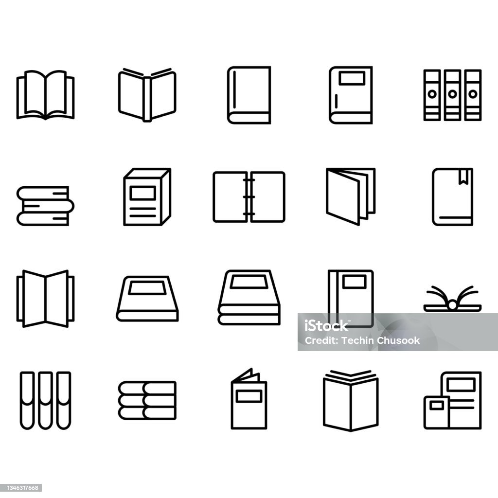 Book Vector On White Background Stock Illustration Download Image Now