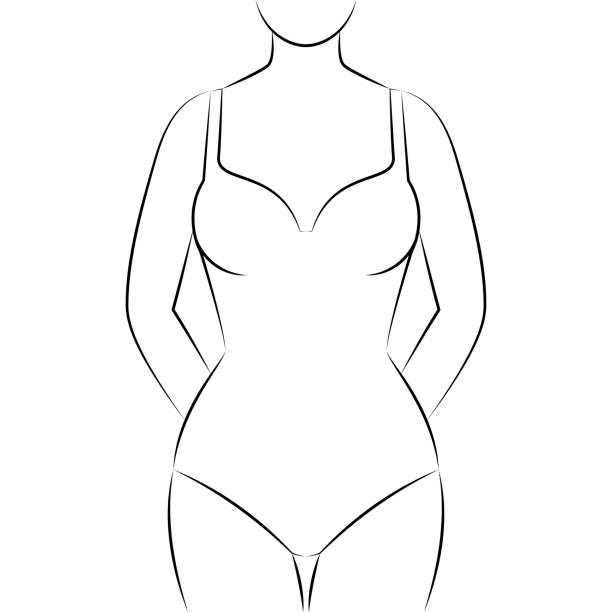 2 600 Curvy Woman Silhouette Stock Illustrations Royalty Free Vector