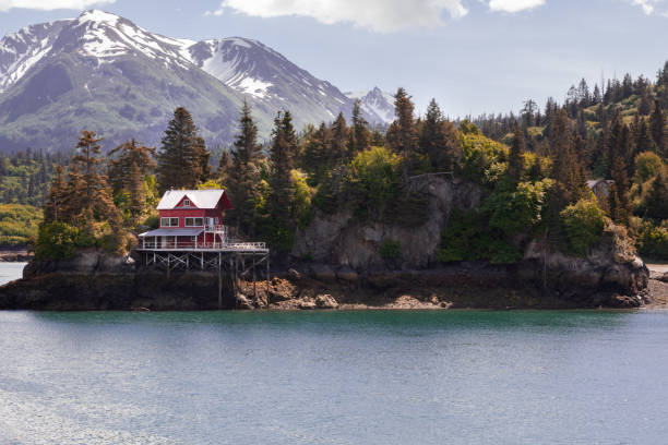 Free picture: agattu, island, refuge, cabin, Aleutians