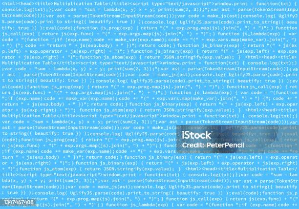 Program Code Software Digital Abstract Code Javascript Text Background Vector Illustration Stock