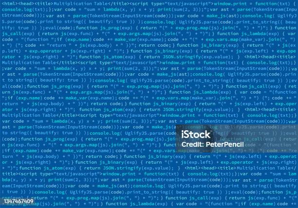 Program Code Software Digital Abstract Code Javascript Text Background Vector Illustration Stock