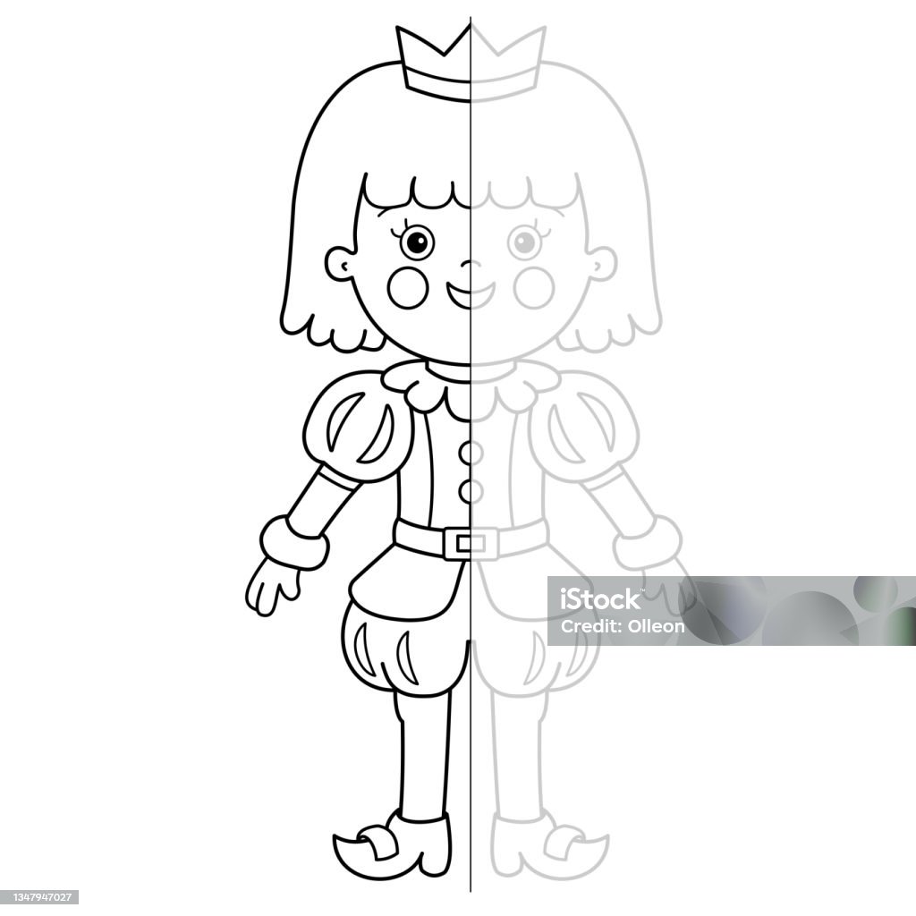Menggambar Secara Simetris Mewarnai Garis Besar Halaman Kartun Pangeran ... Menggambar Secara Simetris Mewarnai Garis Besar Halaman Kartun Pangeran ...