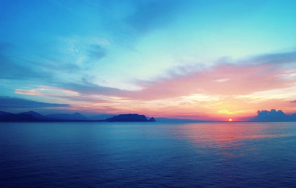 Blue Sunset Backgrounds