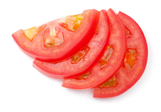 Free Stock Photo of Fresh sliced tomato isolated on white | Download ...
