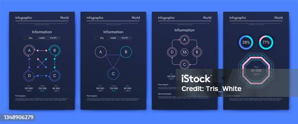 Éléments Vectoriels Infographiques Modernes Pour Les Brochures