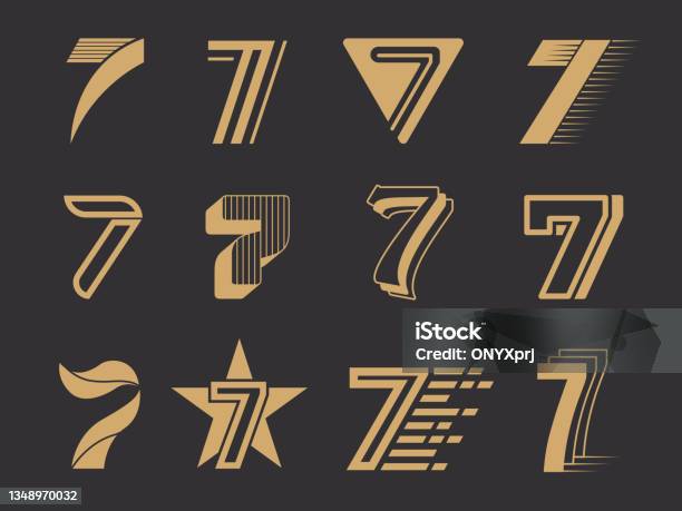 Tujuh Logo 7s Simbol Grafis Bergaya Alfabet Nomor Alfabet Ikon Template ... Tujuh Logo 7s Simbol Grafis Bergaya Alfabet Nomor Alfabet Ikon Template ...