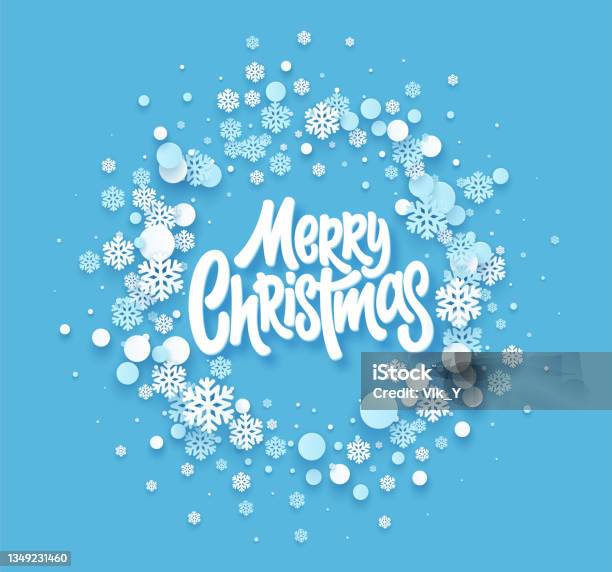 Latar Belakang Natal Biru Meriah Dengan Kepingan Salju Kertas Desain ... Latar Belakang Natal Biru Meriah Dengan Kepingan Salju Kertas Desain ...