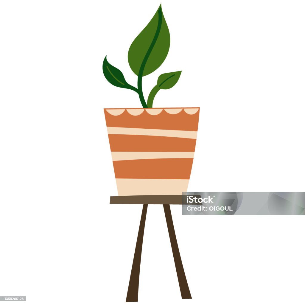 House Plant Design Vector Illustration Stock Illustration Download