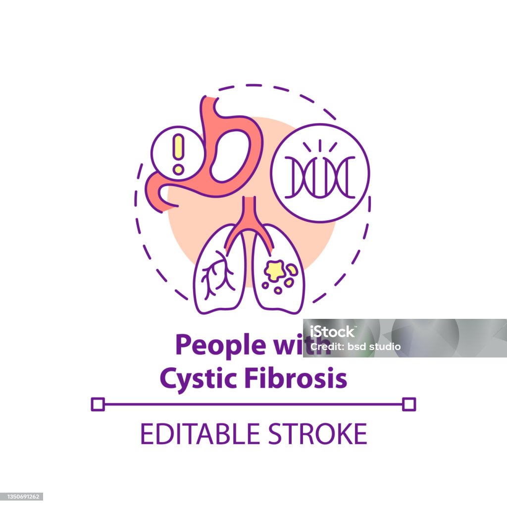 People With Cystic Fibrosis Concept Icon Stock Illustration Download