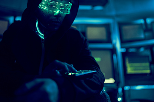 Cyber Hacker Breaks Into Databases To Obtain Information Using A