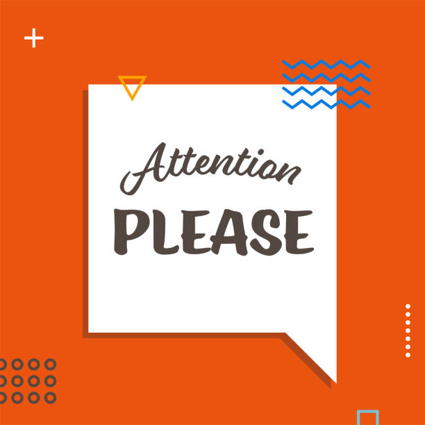 2,500+ Attention Please Stock Illustrations, Royalty-Free Vector ... 2,500+ Attention Please Stock Illustrations, Royalty-Free Vector ...