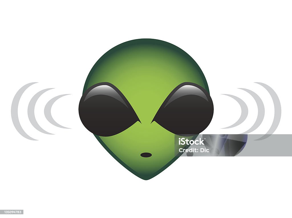 Alien 헤드 외계인에 대한 스톡 벡터 아트 및 기타 이미지 외계인 눈 신체 부분 검은색 Istock
