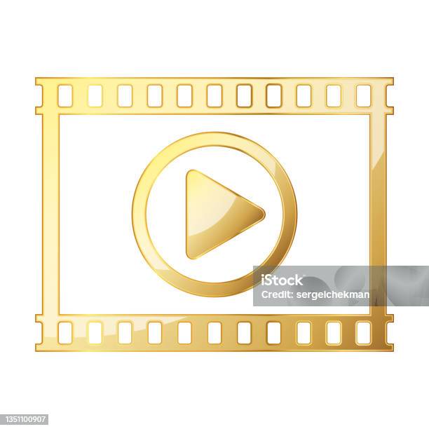 Tombol Putar Video Emas Ikon Putar Terisolasi Ilustrasi Vektor ... Tombol Putar Video Emas Ikon Putar Terisolasi Ilustrasi Vektor ...
