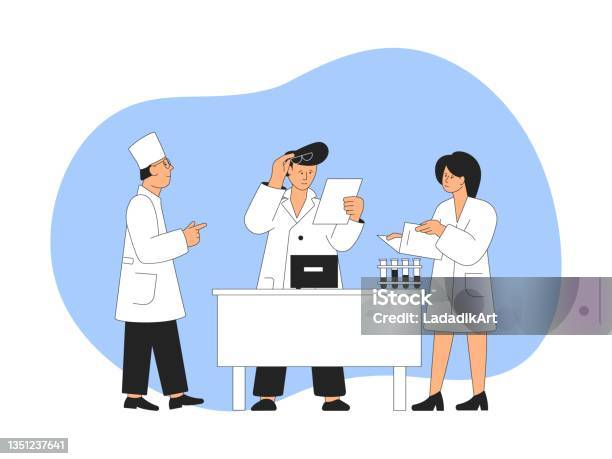Pekerja Ilmuwan Penelitian Laboratorium Karakter Tim Medis Eksperimen ... Pekerja Ilmuwan Penelitian Laboratorium Karakter Tim Medis Eksperimen ...