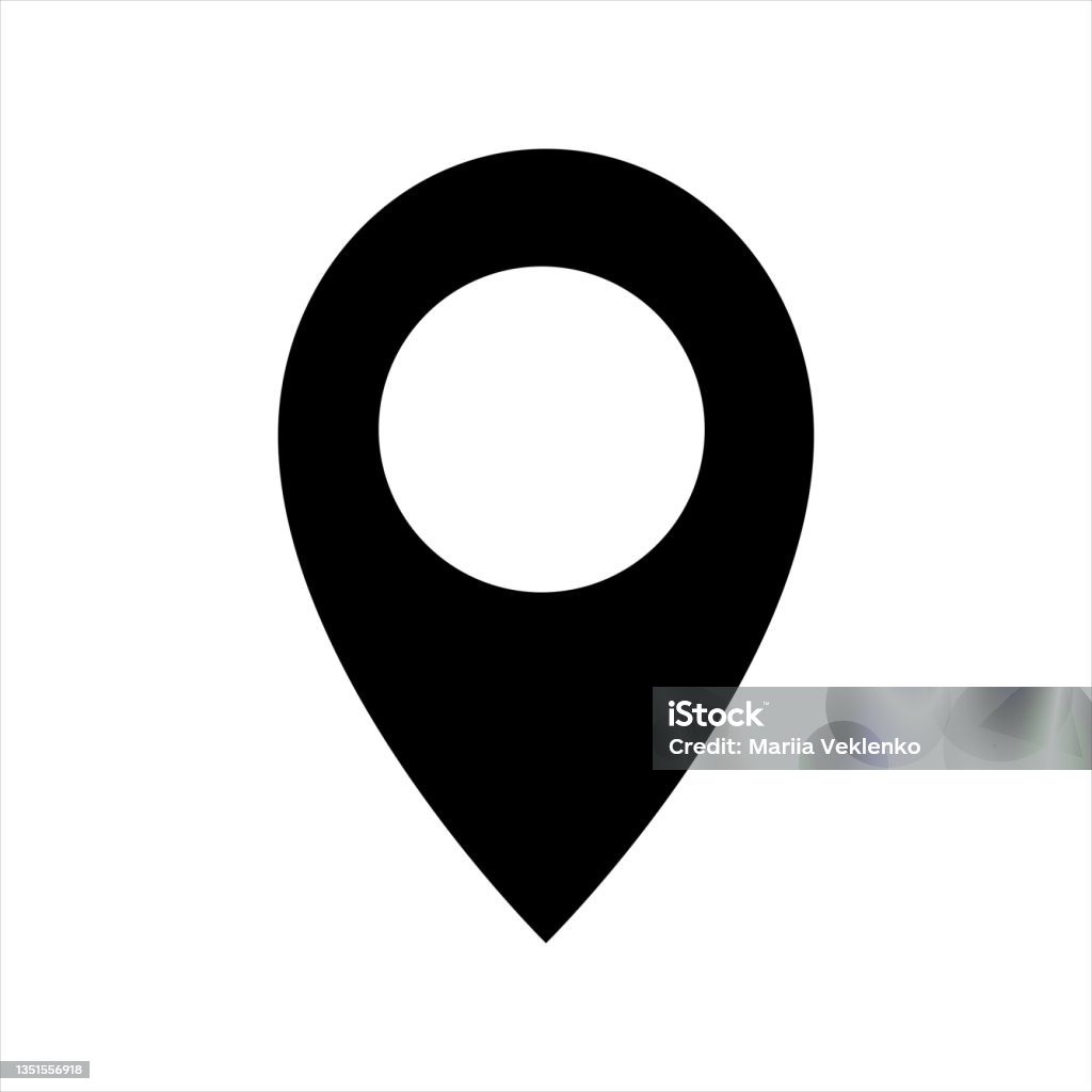 Czarna Ikona Prostych Form Punktu Lokalizacji Wektor Ikony Pinezki Mapy ... Czarna Ikona Prostych Form Punktu Lokalizacji Wektor Ikony Pinezki Mapy ...