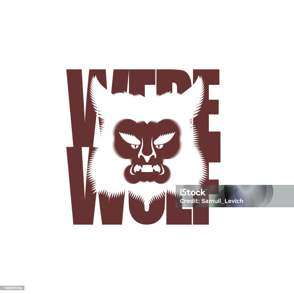 Werewolf Lettering Siluet Dari Dalam Teks Tipografi Werwolf Surat ... Werewolf Lettering Siluet Dari Dalam Teks Tipografi Werwolf Surat ...