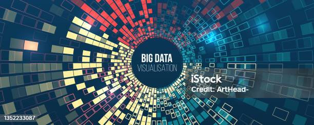 Big Data Visualization Processing Of Data Arrays Sorting Filtering Machine Algorithms Data