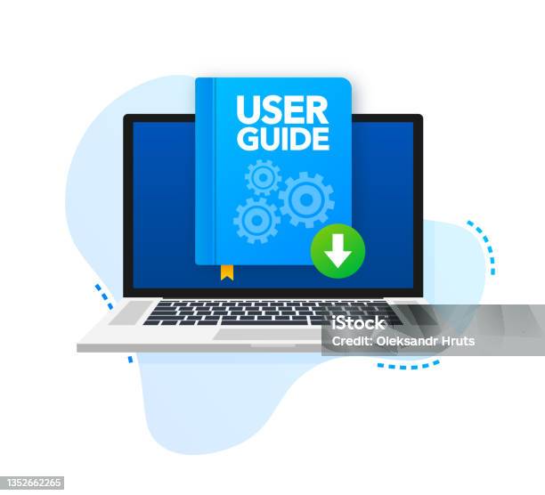 Unduh Tombol Csv Di Layar Laptop Mengunduh Konsep Dokumen File Dengan
