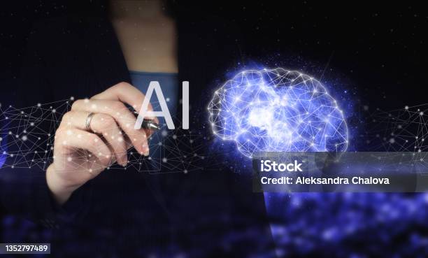 Artificial Intelligence Industry 40 Hand Holding Digital Graphic Pen ... Artificial Intelligence Industry 40 Hand Holding Digital Graphic Pen ...