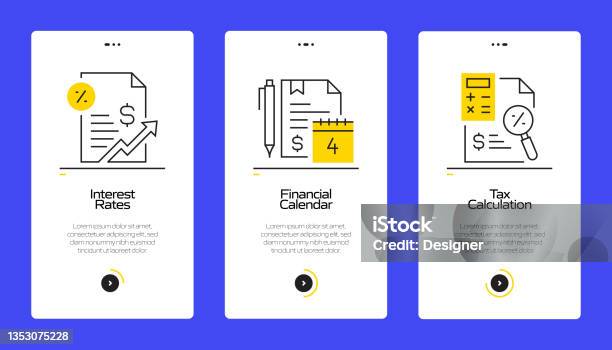 Écran De Page De Lapplication Mobile Money Concept Onboarding Avec