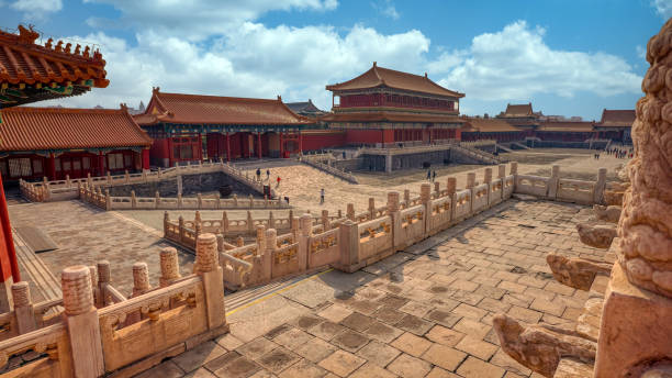 Free picture: castle, China, chinese, crowd, heritage, palace, patio ...