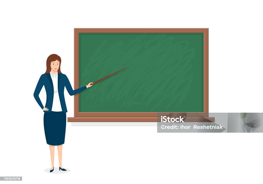 Guru Di Dekat Papan Tulis Kelas Guru Sekolah Di Kelas Menunjuk Papan ... Guru Di Dekat Papan Tulis Kelas Guru Sekolah Di Kelas Menunjuk Papan ...
